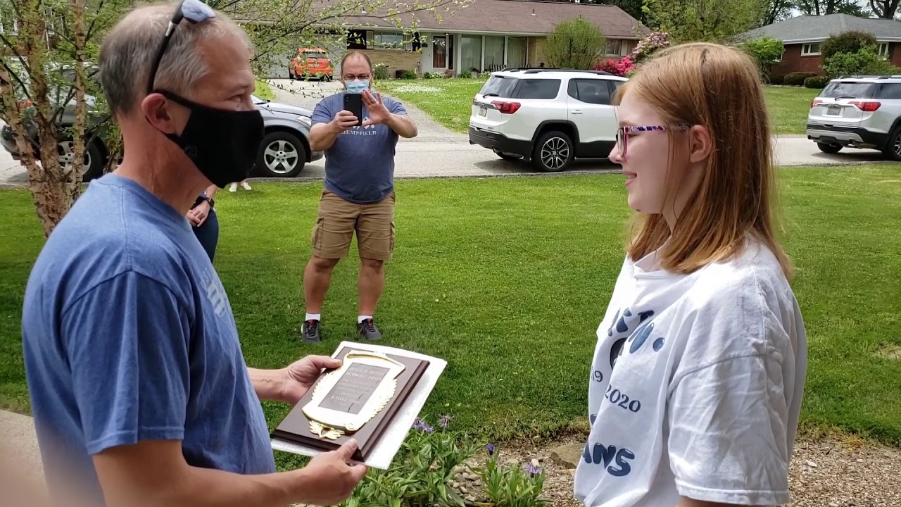 Kaylee is this years Helen Hepler Recipient for WHMS - YouTube