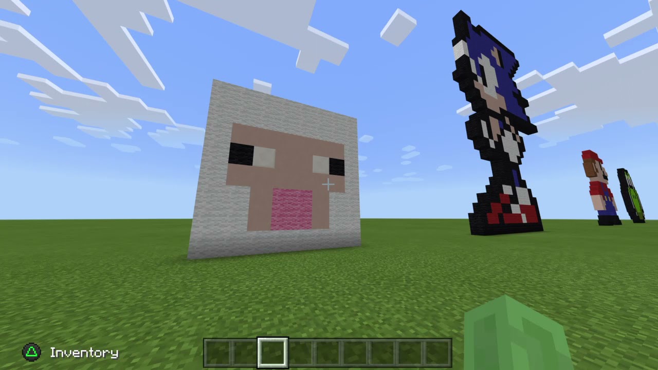 Minecraft Sheep Pixel Art - YouTube