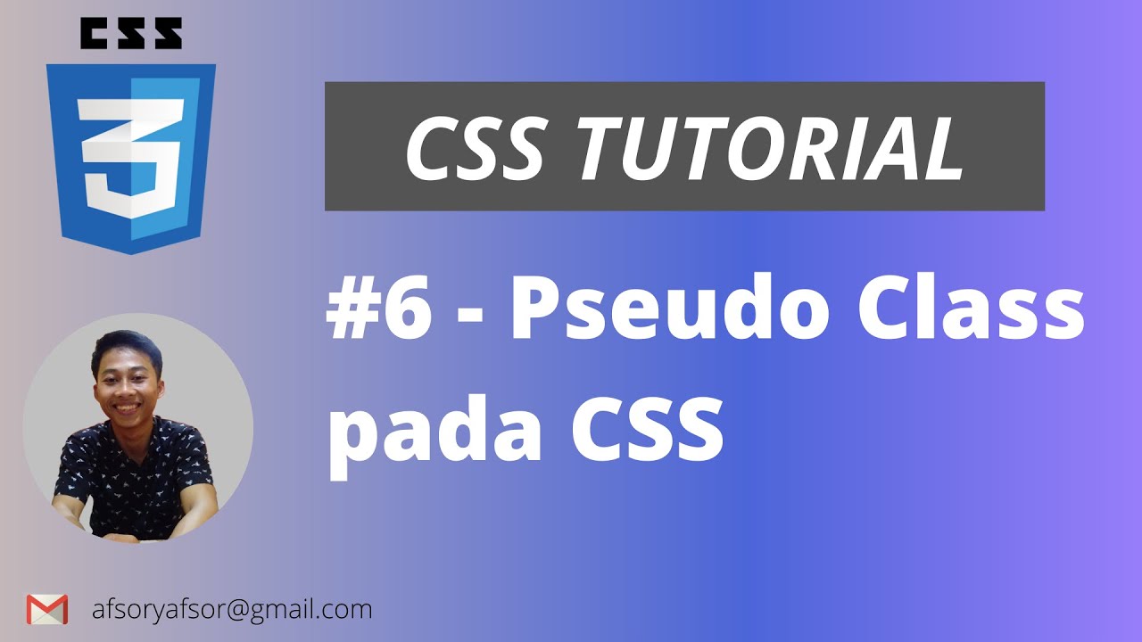 CSS Tutorial : #6 - Pseudo Class pada CSS - YouTube