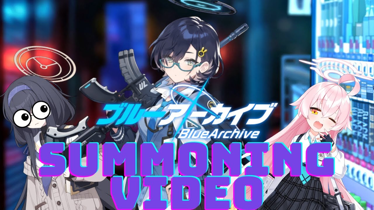 Blue Archive Ui Summoning video! - I want Ui to come home! - YouTube