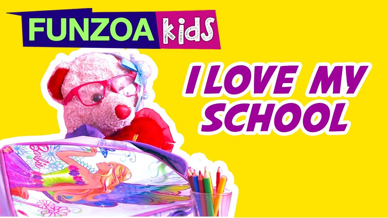 I Love My School | Children Rhymes On School | Mimi Teddy | Funzoa Kids ...
