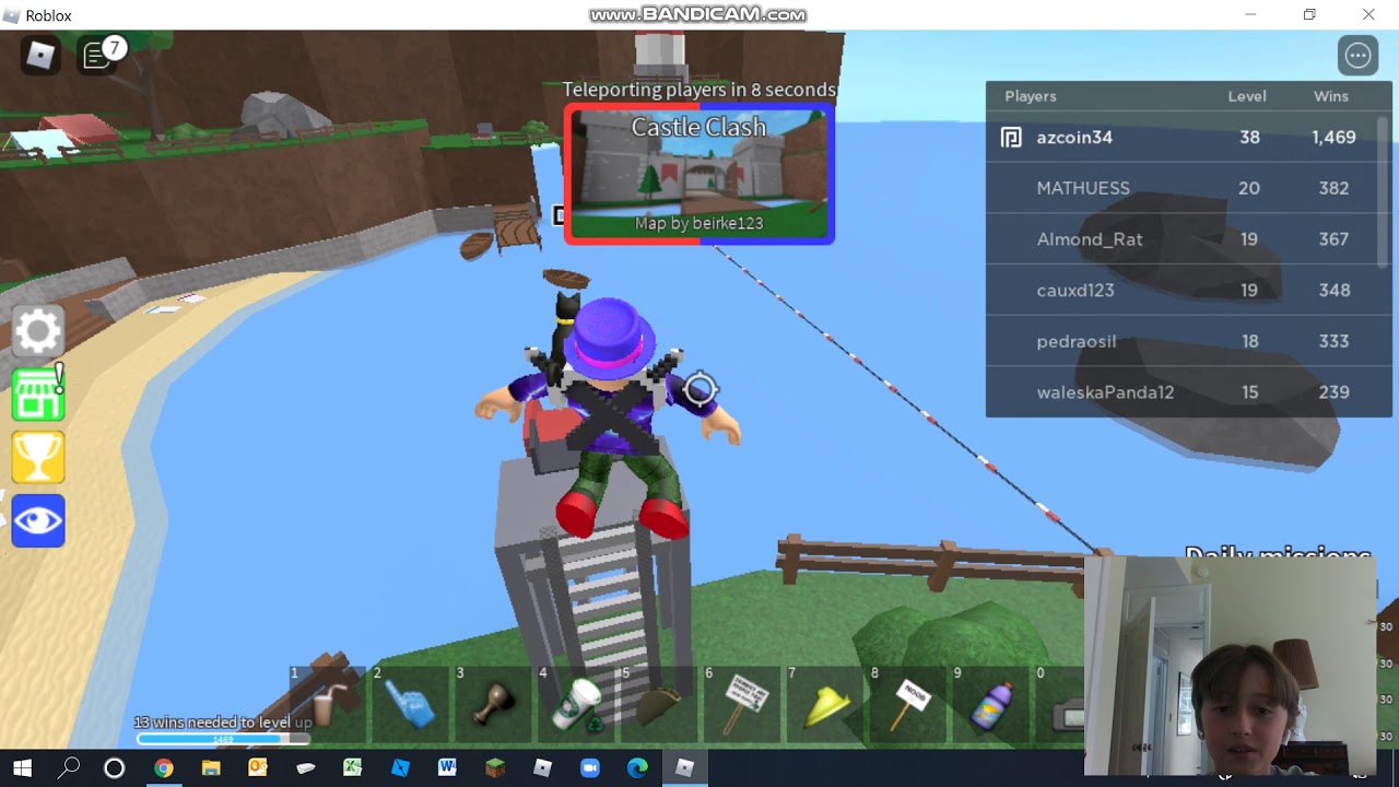 playing epic minigames again winning a lot of minigames face cam - YouTube