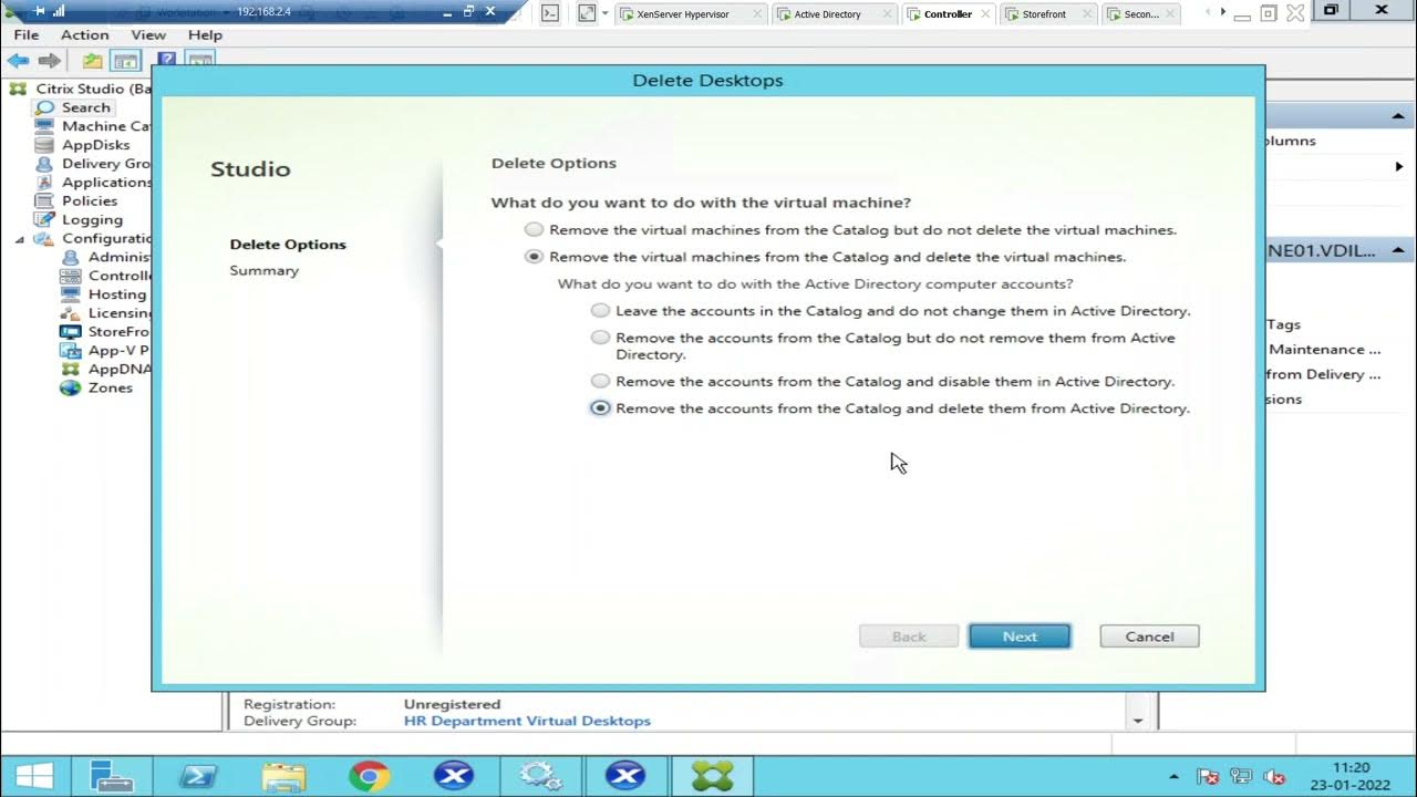 Citrix- How to remove entries from Studio after decommissioning servers ...