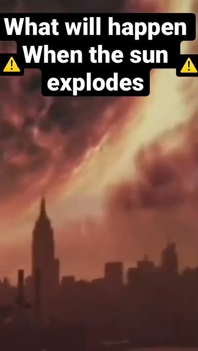 What will happen When the sun explodes ⚠️fake video⚠️ - YouTube