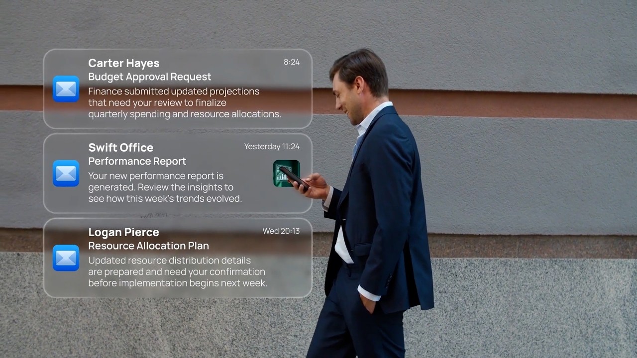 Fluid Glass Mobile Notification Stack – After Effects Template | UI ...