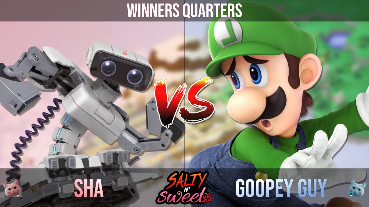 SaltySweet # 05 | sha (ROB) vs gOOpey guy (Luigi) | Winners Quarters ...