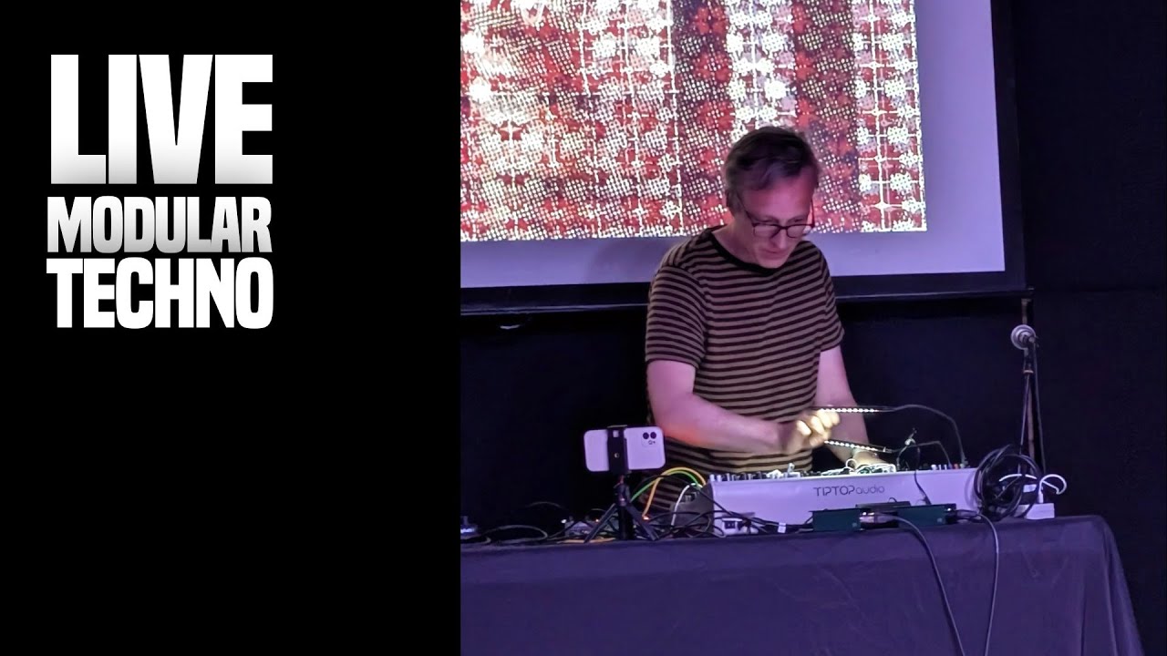Live Modular Techno from Tileyard Studios (EMOM London) - YouTube