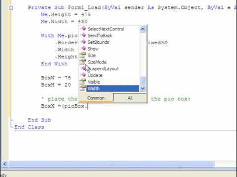 VB.NET Graphics 102 Part 1 - George School - YouTube