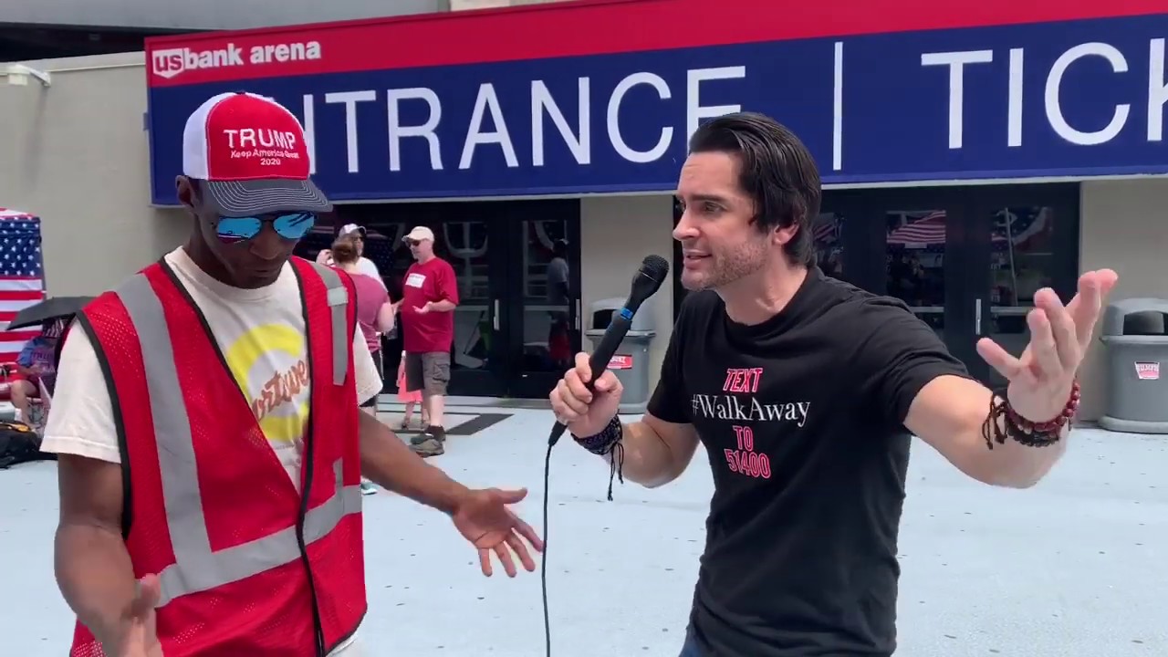 Brandon Straka/Trump Rally/Street Interviews, Cincinnati - YouTube
