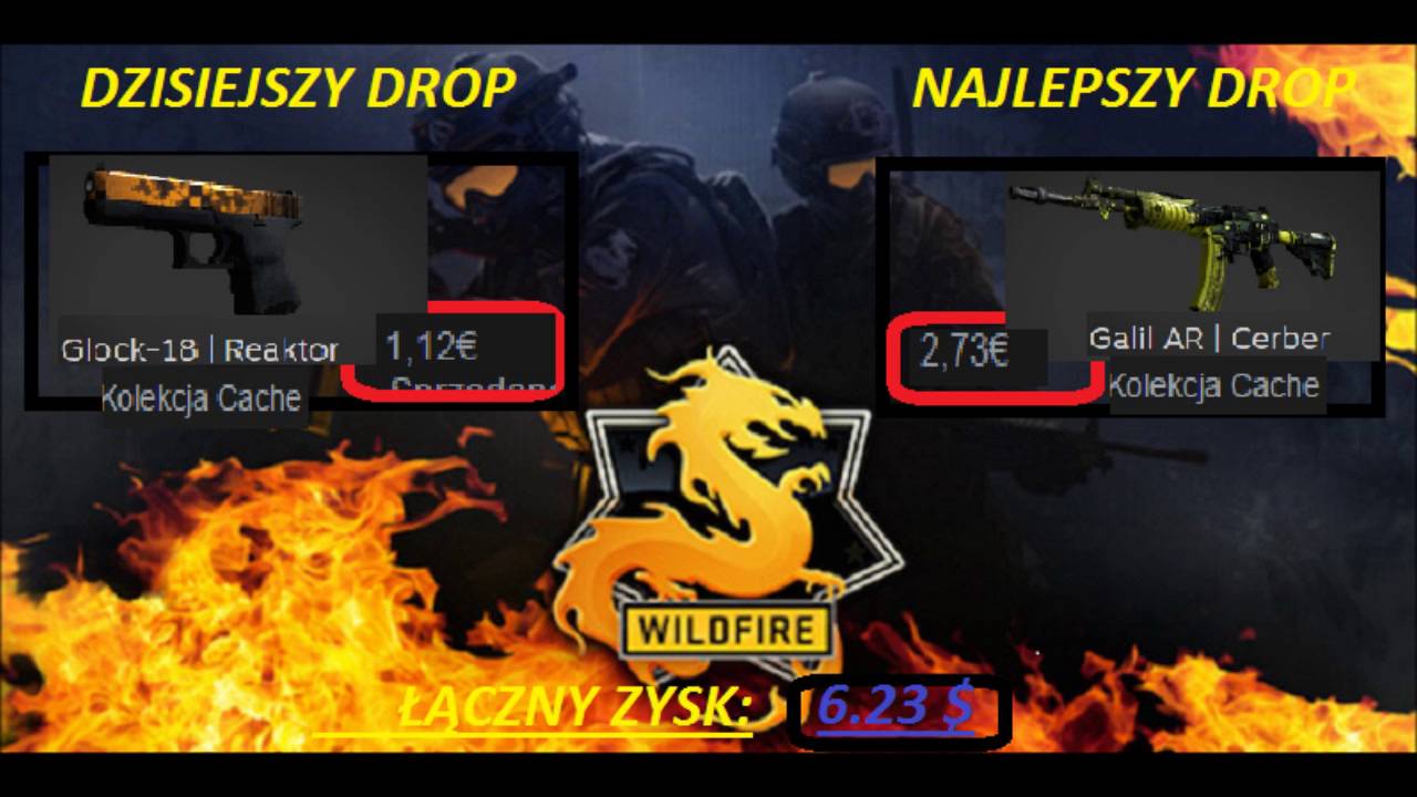 CS:GO Drop z operacji Wildfire - Tydzień 9 :D - YouTube