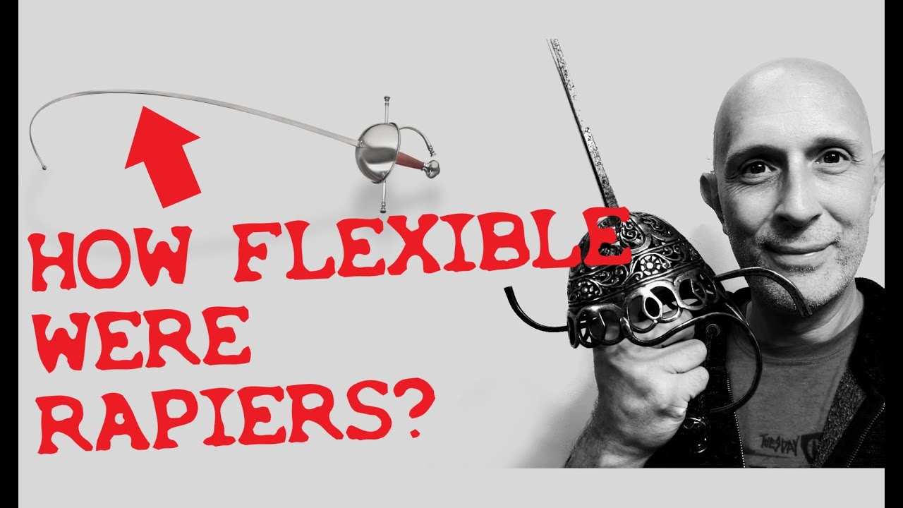 How FLEXIBLE are Real Antique RAPIERS? From Renaissance to Industrial ...