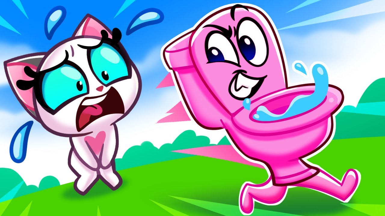 Where’s My Potty?! 🙀 Potty Training Song 🎵 Funny Kids Cartoons ...
