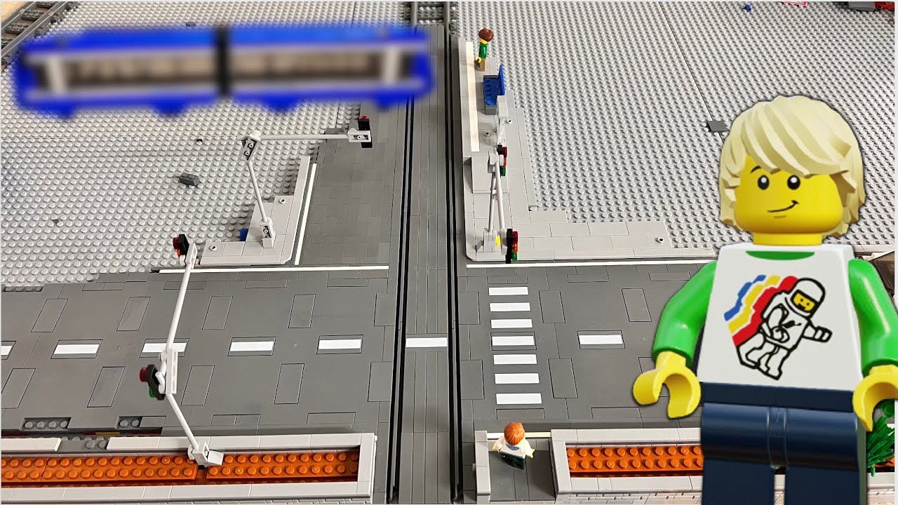 Lego Stadt (Teil 84) - Der Moderne Bereich + Lego Straßenbahn - YouTube