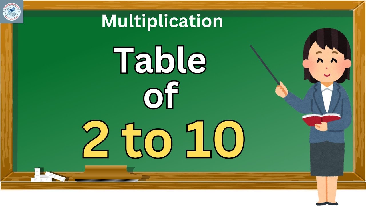 Tables 2 to 10 | 2 to 10 tables | tables for kids | maths for kids ...