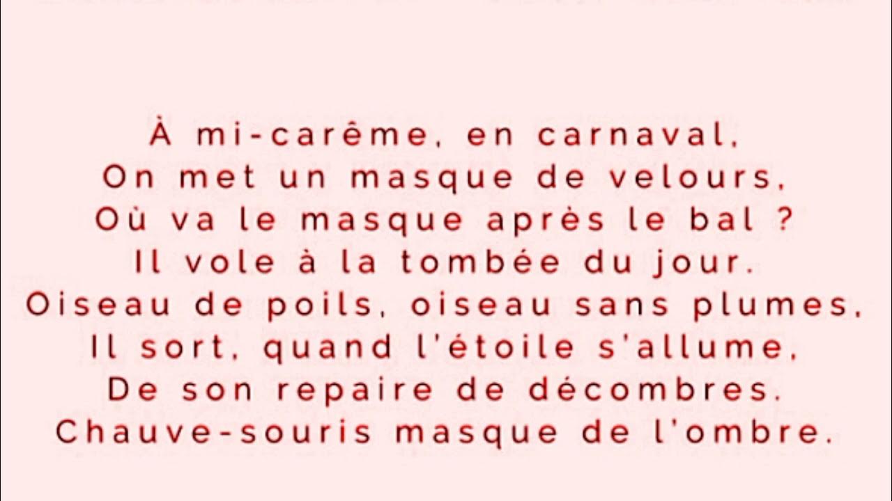 LA CHAUVE-SOURIS..# Robert Desnos - YouTube