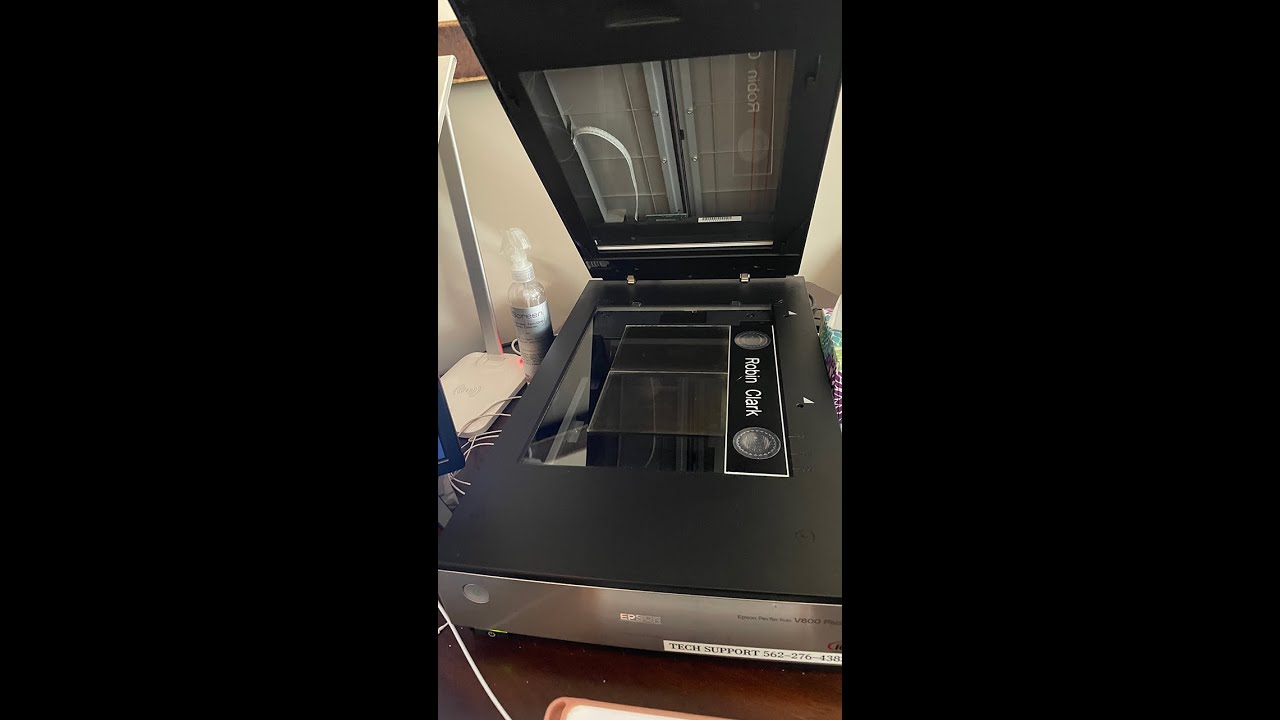 My process for scanning and storing glass negatives. - YouTube