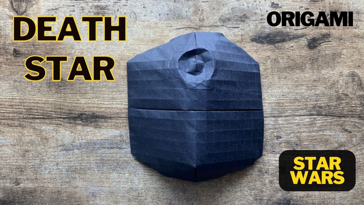 The Death Star Origami Star Wars Tutorial | Paper Death Star ...