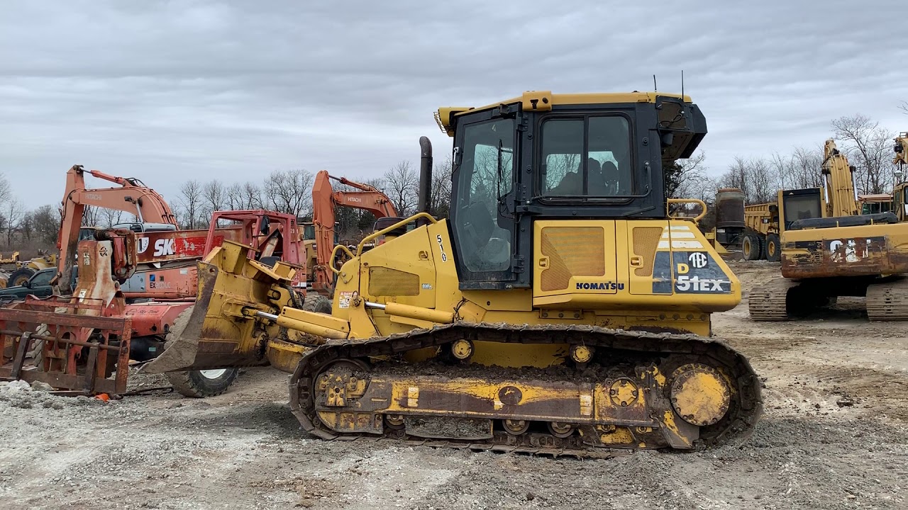 2013 Komatsu D51EX-22 sn B13194 dozer PART 3 InspectEquipment.Com - YouTube