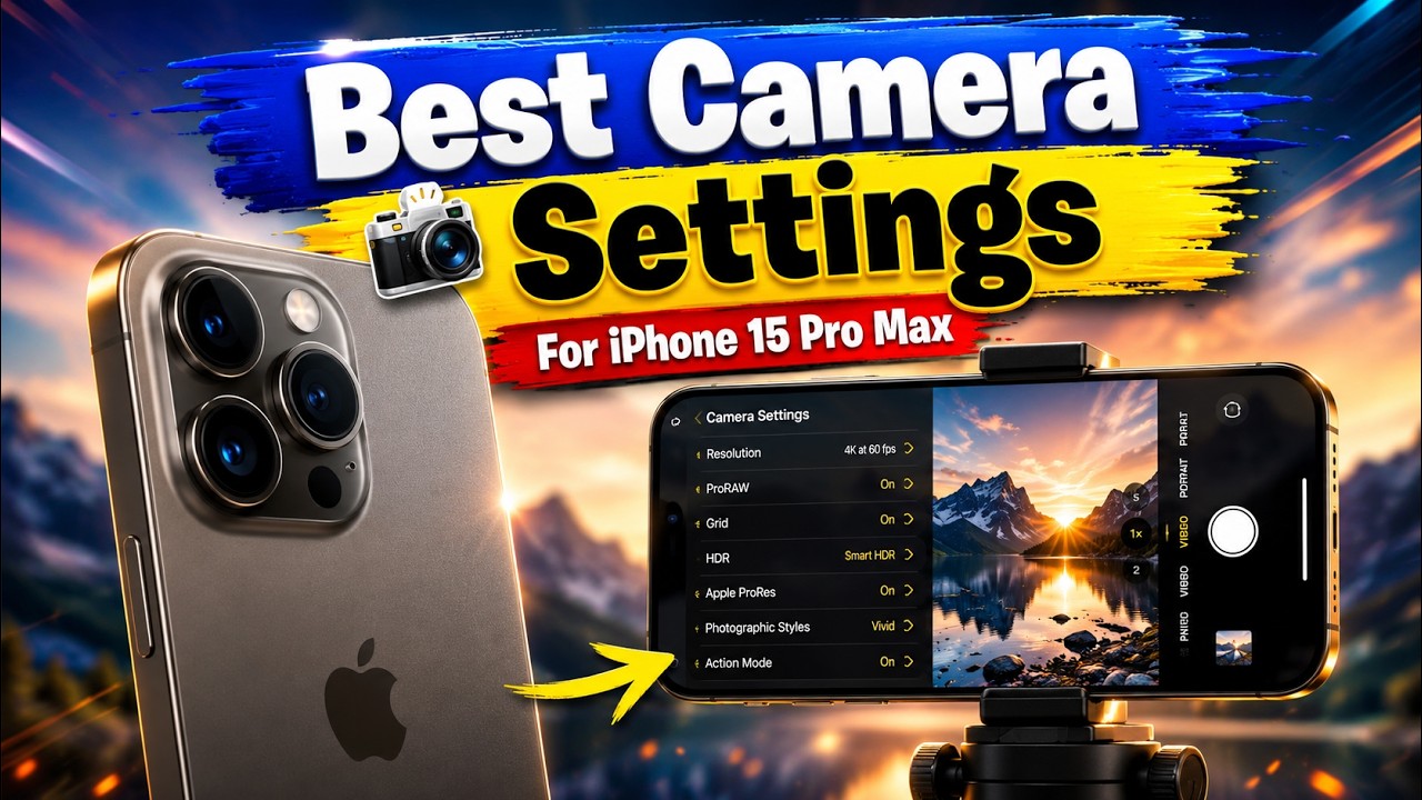Ultimate Guide to iPhone 15 Pro Max Camera Settings | iPhone 15 Pro ...