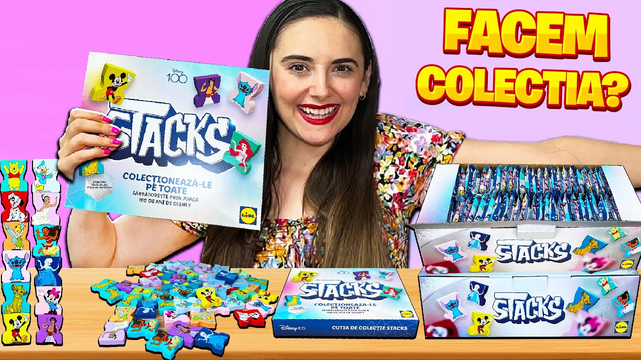 Colectia STACKS de la LIDL *100 Ani de DISNEY* - YouTube
