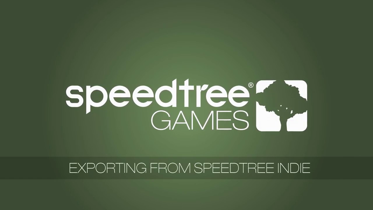 SpeedTree 8.3: Exporting from SpeedTree Indie - YouTube