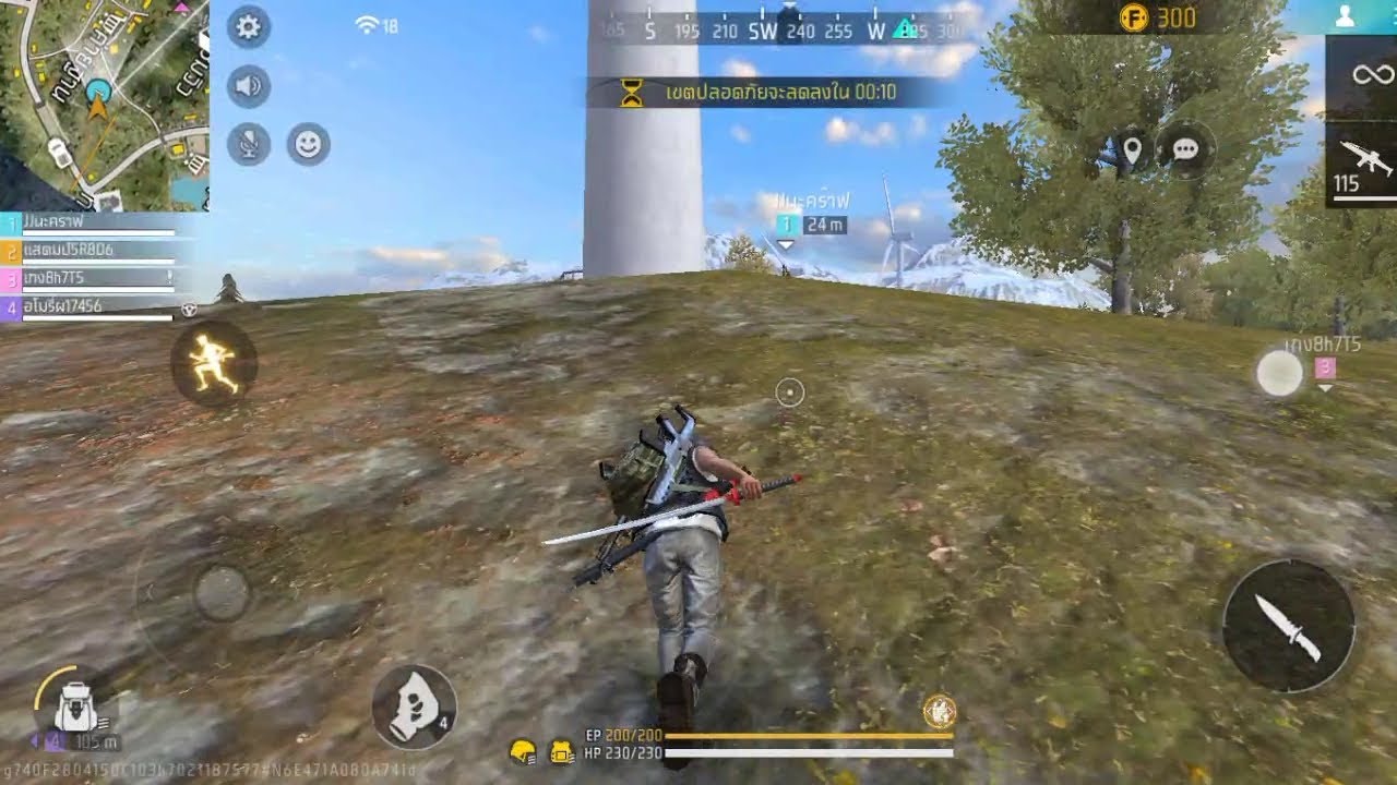 Es game Free Fire mobile game ep.139 Team Rank โล่ง - YouTube
