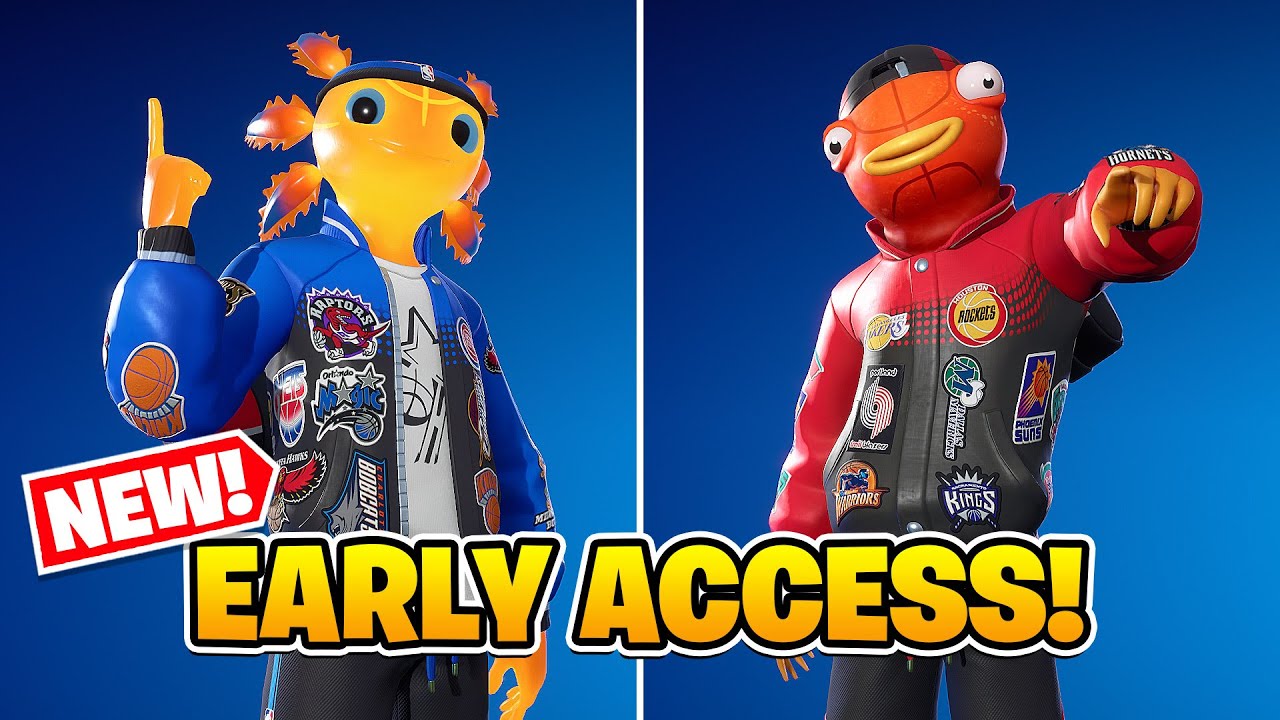 NEW NBA Playoffs Skins in Fortnite! 🏀 Stix, Courtside Axo, Emotes ...