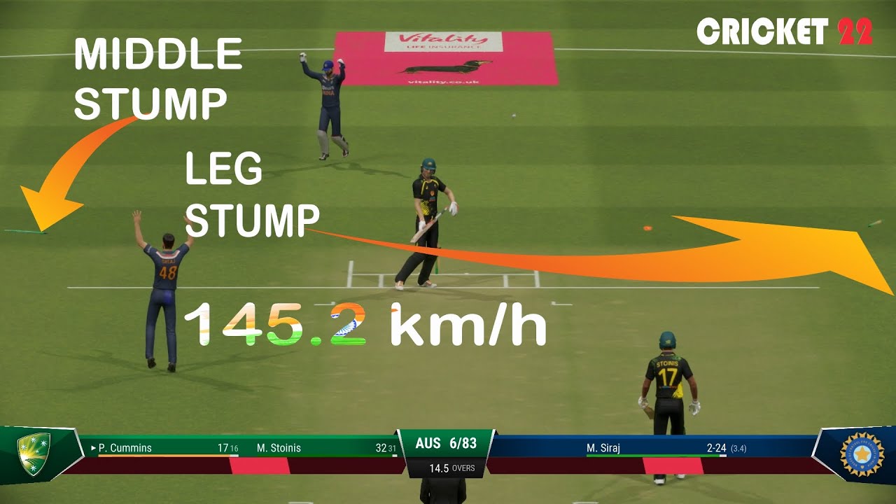 Cricket 22 - Perfect Wicket Hitting Deliveries (5 wickets haul / all ...
