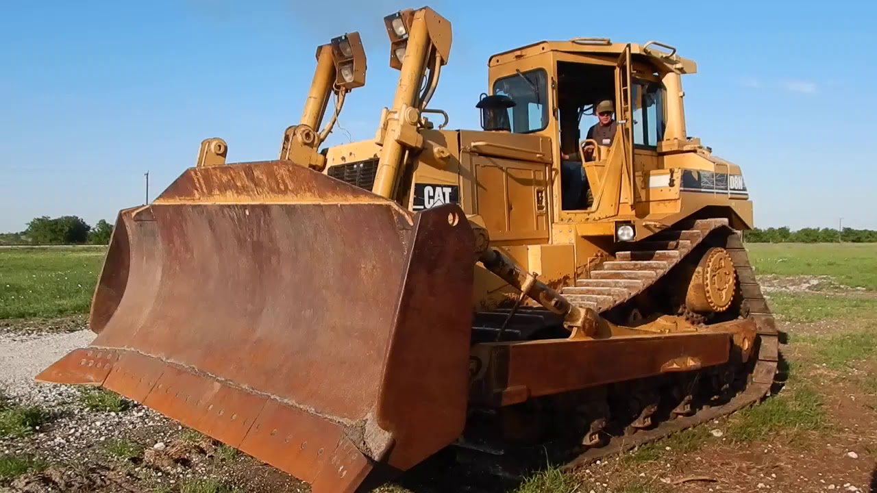 1214 - 1993 Cat D8N Dozer - Cab & A/C - S/U Blade & Tilt - 15,880 Hrs ...