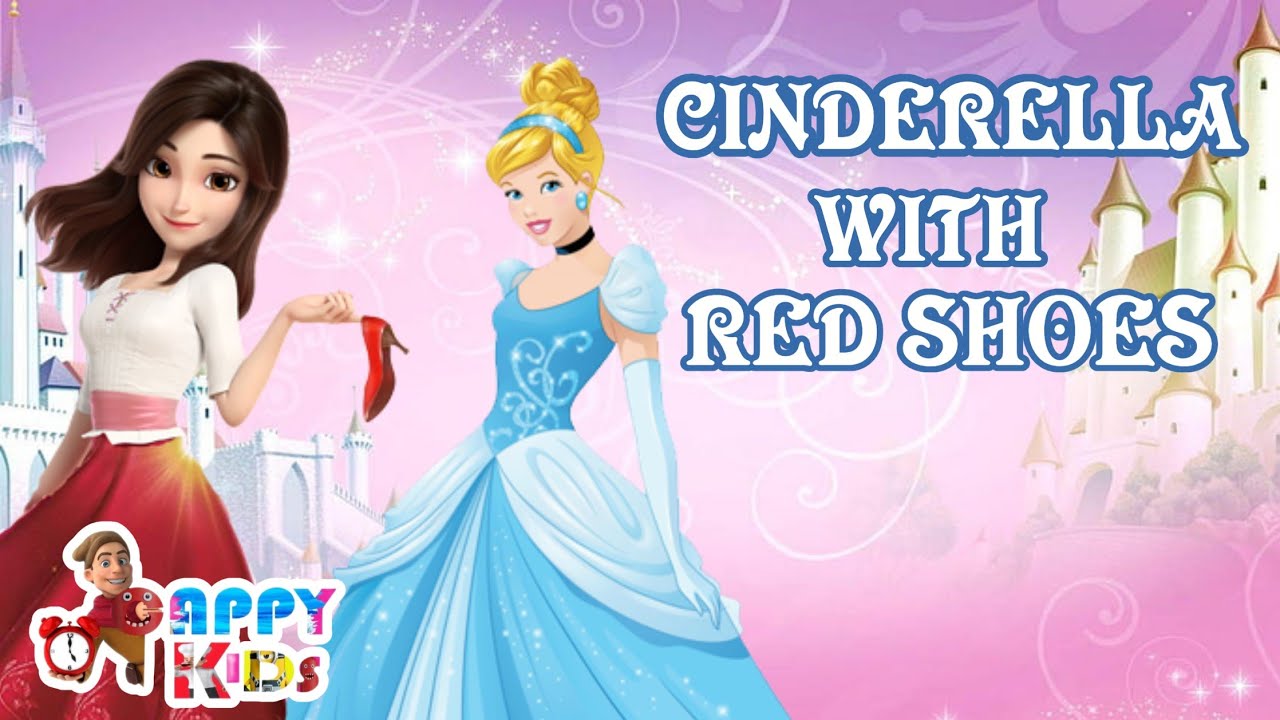 Cinderella With Magical Red ️👠| Bedtime Stories for Children In English ...