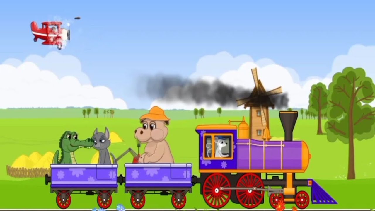 animal train video|train for toddler|animal train video for babies ...