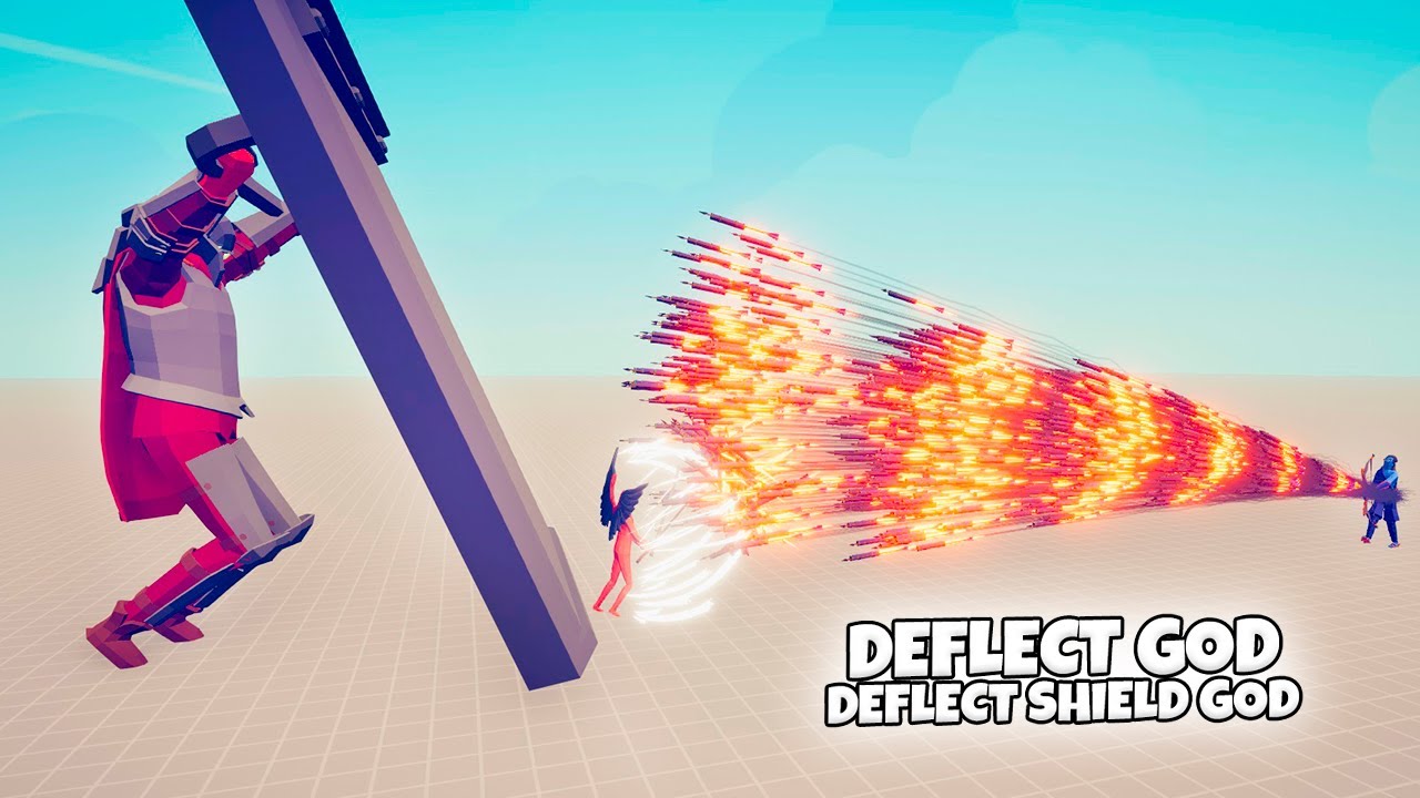 DEFLECT GOD and DEFLECT SHIELD GOD vs EVERY GOD | TABS Totally Accurate ...