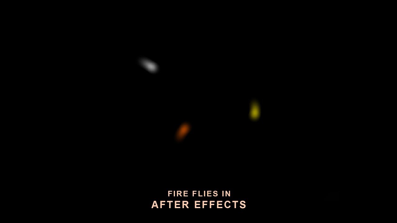After Effects Tutorial - Fire Flies with After Effects - YouTube