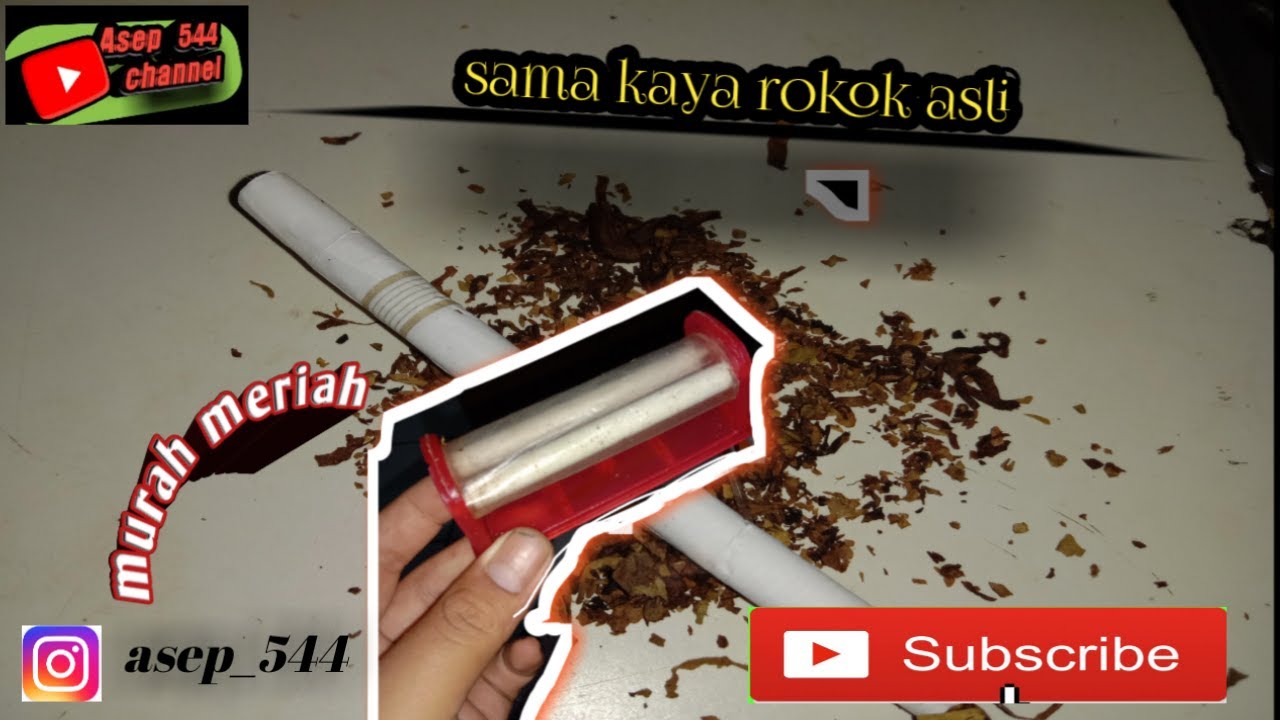 Cara membuat rokok dengan alat linting sederhana ] pastinya mudah - YouTube