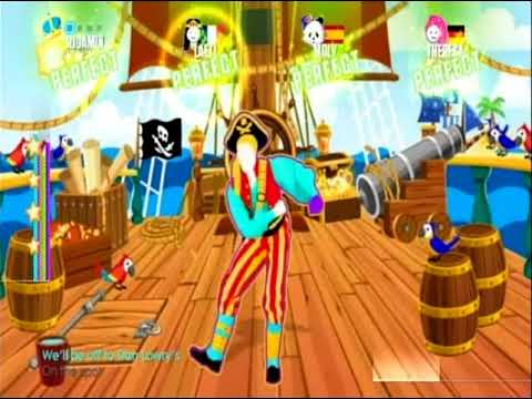 JUST DANCE 2018 KIDS Fearless Pirate By Marine Band 5 MEGASTARS (Wii)