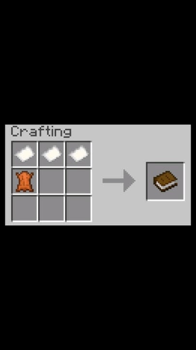 Tutorial de cómo hacer un libro en minecraft - YouTube