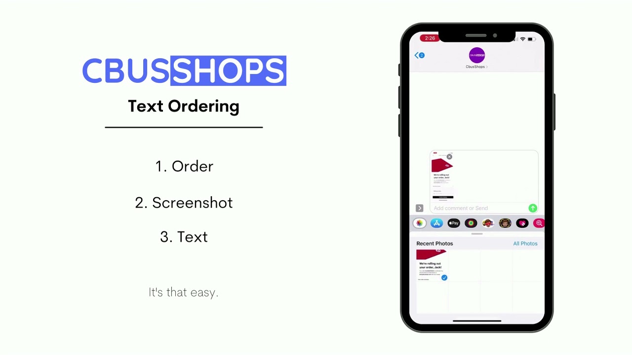 How To Place A Text Order With CbusShops YouTube How To Place A Text Order With CbusShops YouTube