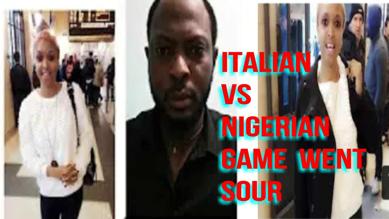 Italian Man Did This To Nigerian Lady In Italy See What Happened - YouTube
