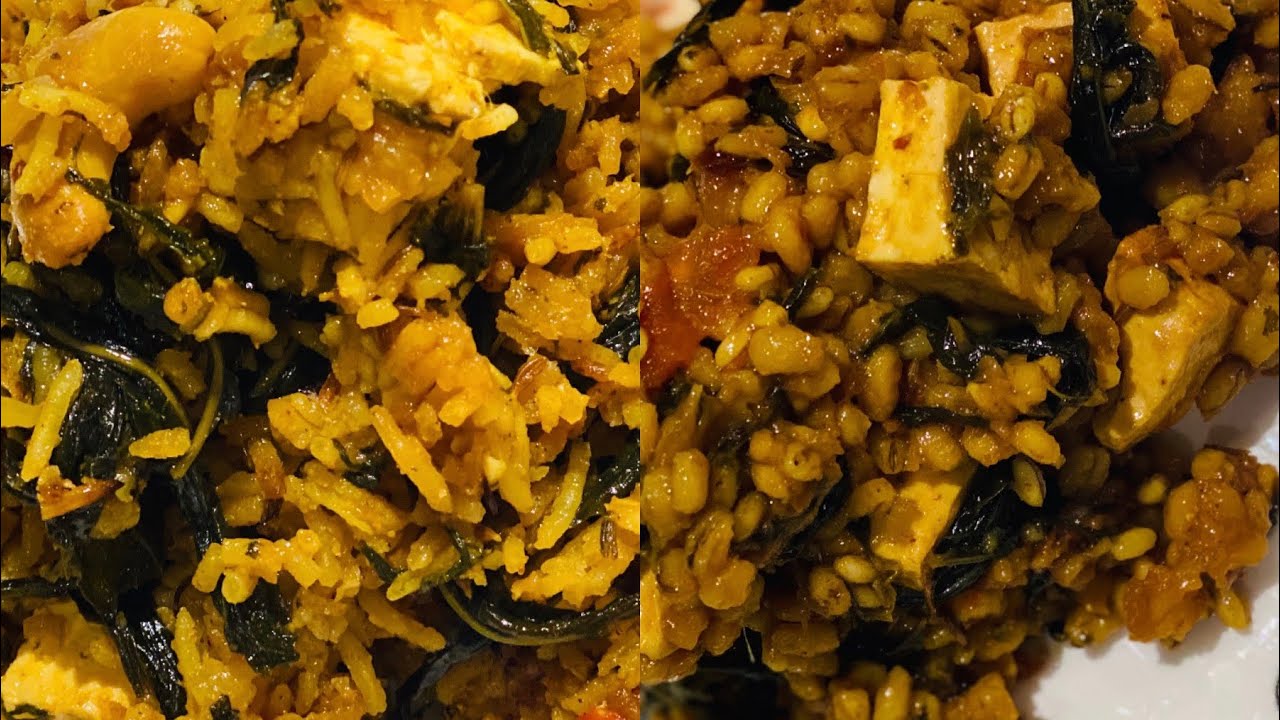 GONGURA PANEER PULAV /PITWAA PANEER PILAF #RICE, #barley, #millets, # ...
