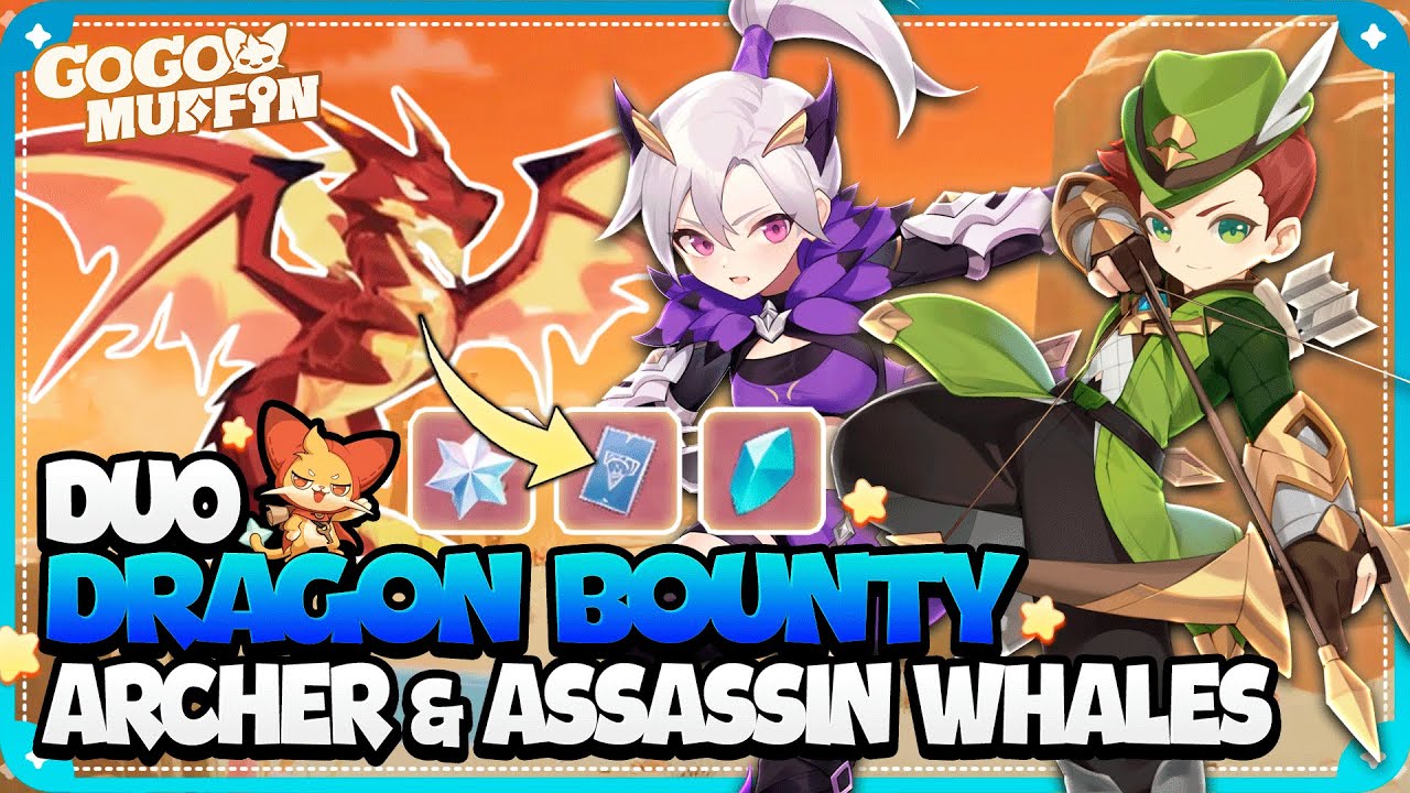 Dragon Bounty Duo Archer & Assassin: Whales Go Wild! | Go Go Muffin ...