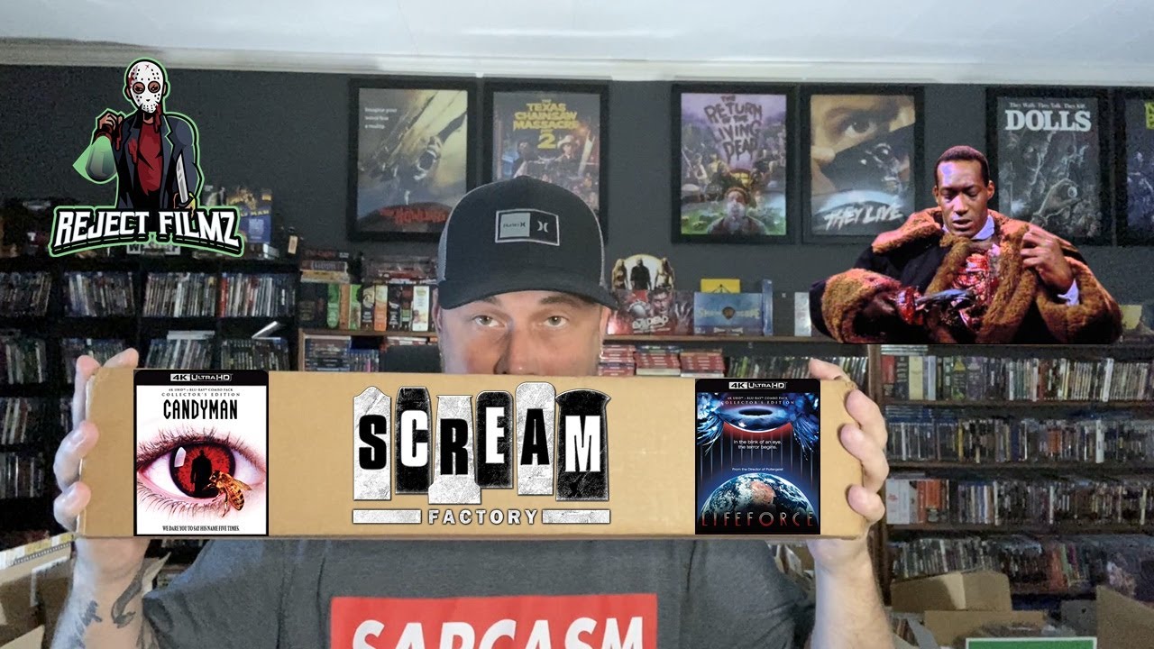 Scream Factory 4K Unboxing | Candyman | Lifeforce | - YouTube