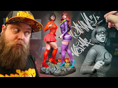 Daphne and Velma 3D Print Diorama