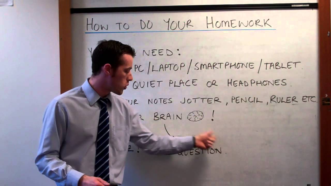 How to do your Homework - YouTube