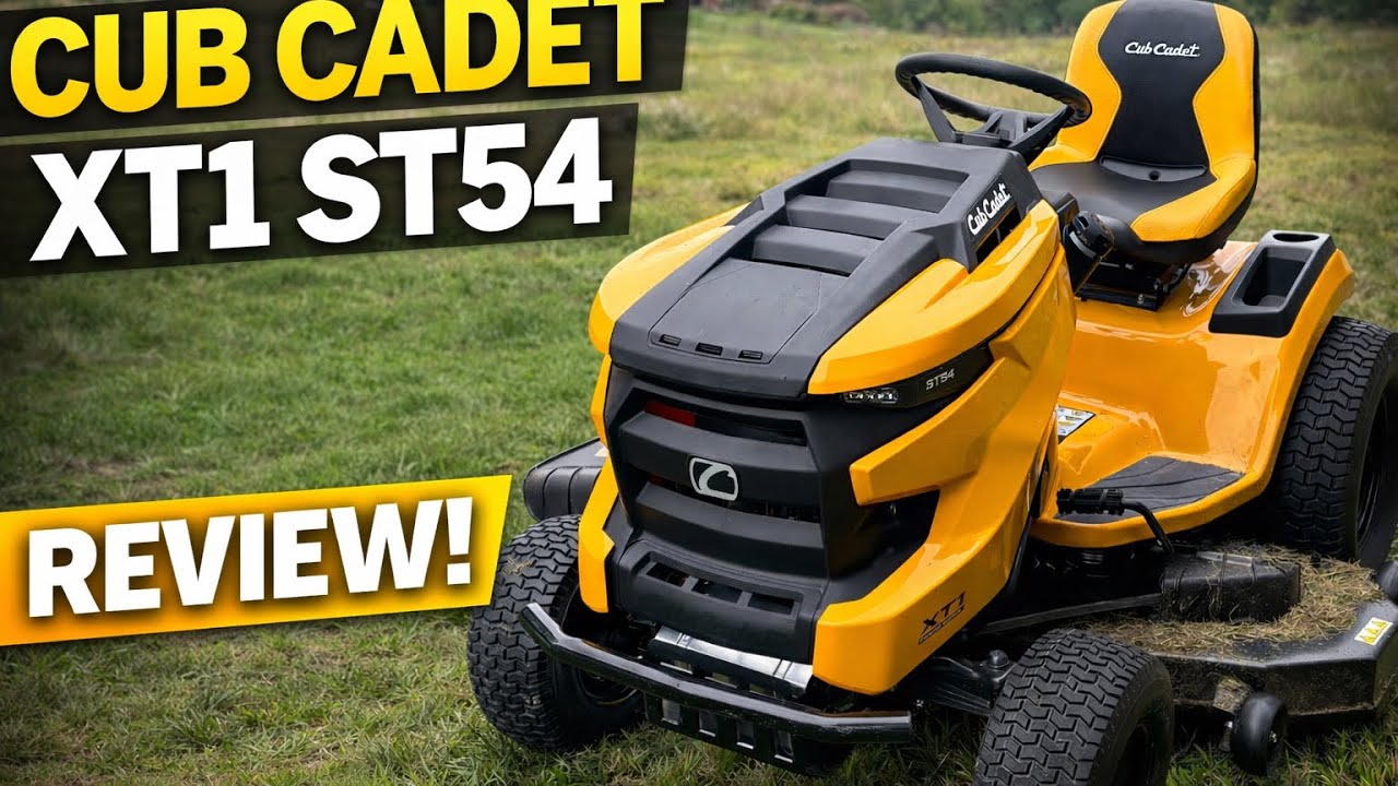 2023 Cub Cadet ST54 XT1 review with some issues - YouTube