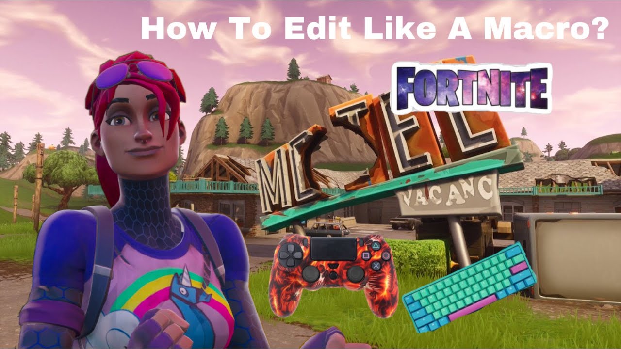 How To Edit Like A Macro In Fortnite Mobile? Fortnite IOS - YouTube