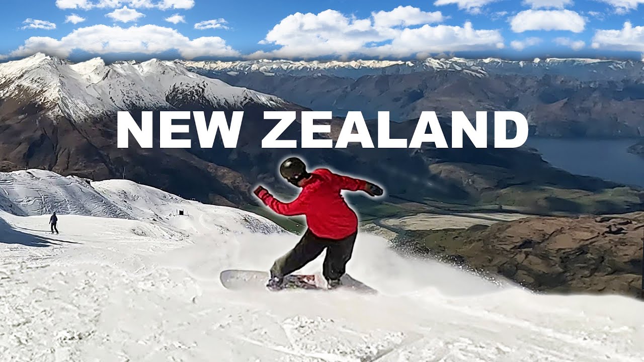 This Place has the Best Snowboard Views in New Zealand - YouTube