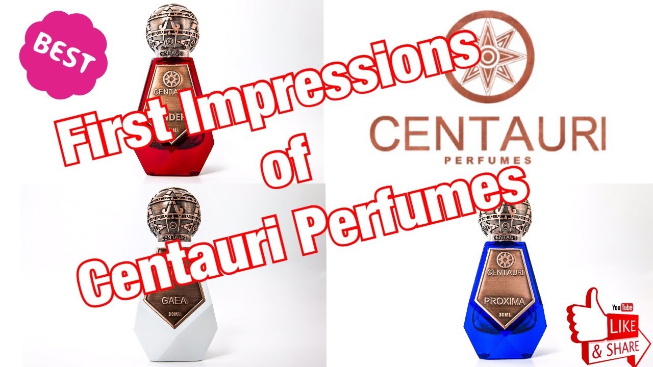 First Impressions of Centauri Perfumes. Dendera, Gaea and Proxima. - YouTube
