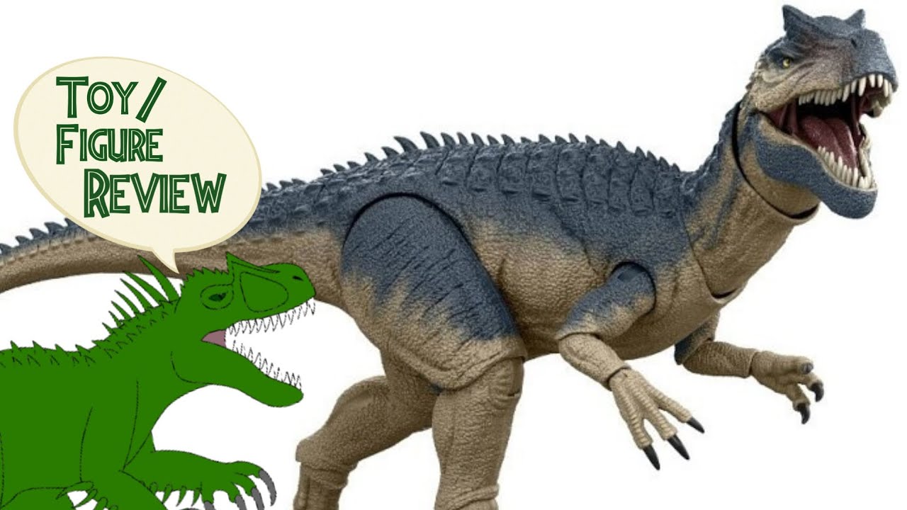 Mattel Jurassic World Hammond Collection Allosaurus figure review - YouTube