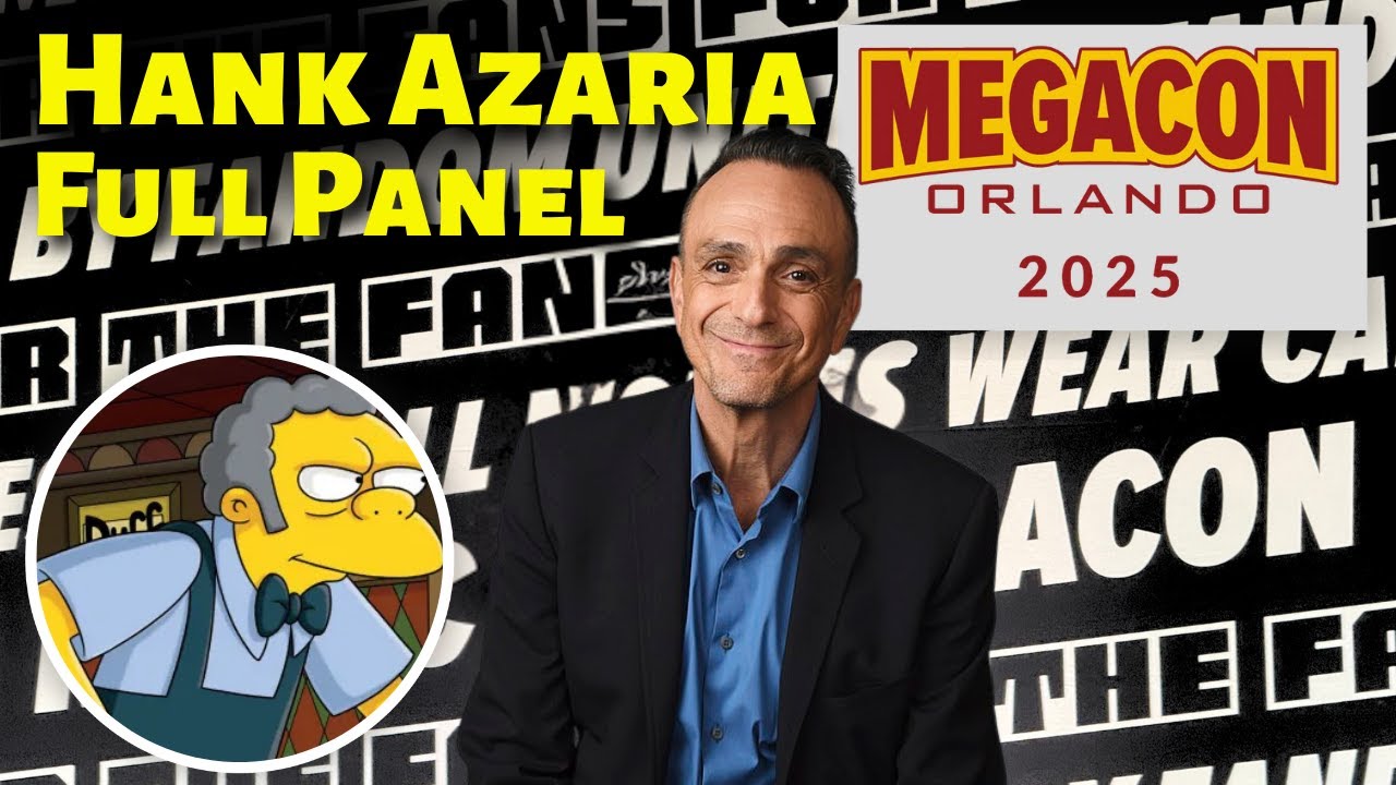 The Many Faces Of Hank Azaria FULL Panel at MegaCon Orlando 2025 ...