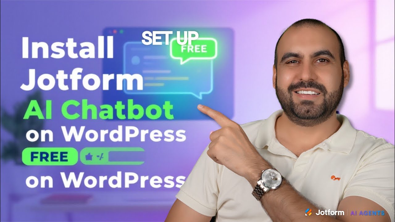 Install Jotform AI Chatbot on WordPress for FREE 🚀 - YouTube
